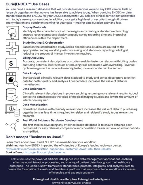Curie|ENDEX™ Brochure - Enlitic